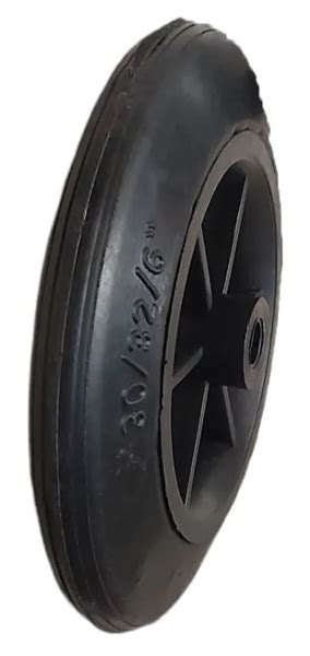 Roda Com Pneu Maciço Aro 06 Cds Via Med