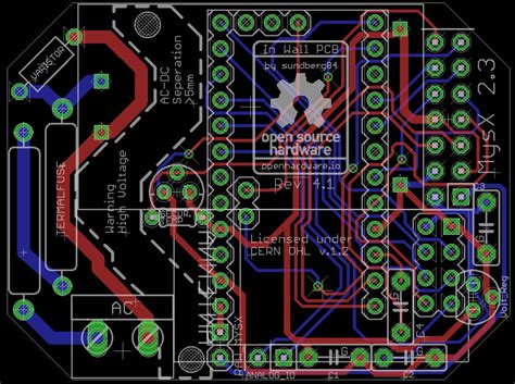In Wall AC DC Pcb For MySensors OpenHardware Io Enables Open Source