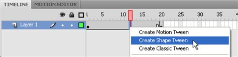 Easy Flash CS4 Tutorial Explains Shape Tween Animation Flash Explained