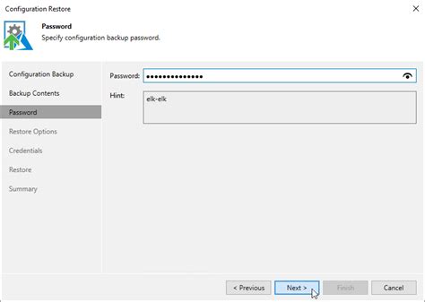 Step 4 Specify Password Veeam Backup For Microsoft Azure Guide