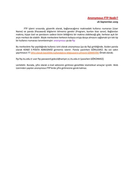Anonymous Ftp Pdf