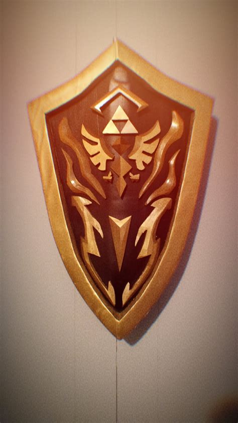[botw] I Made The Royal Shield From Wood Which Took Me 3 Months R Zelda