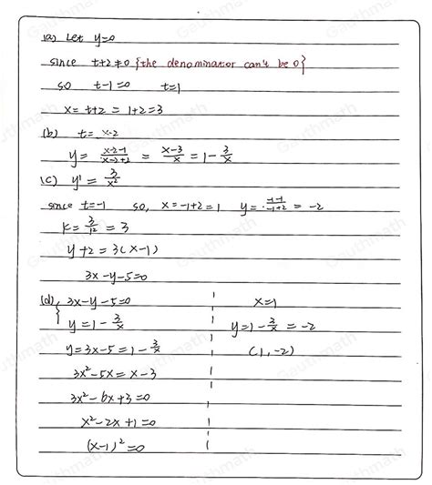 Solved Figure 2 Shows The Curve C With Parametric Equations X T 2 Y T 1 T 2 T 2 The