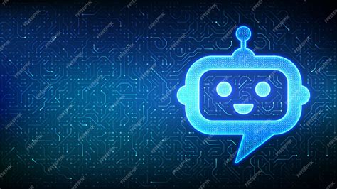 Premium Vector Robot Chatbot Head Icon Chatbot Assistant Application