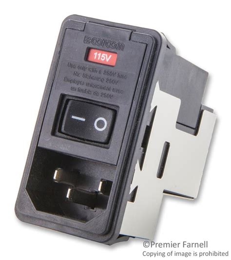 Ps0sxdsxa Corcom Te Connectivity Filtered Iec Power Entry Module Iec C14 Medical