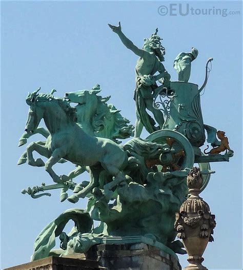 Photos Of Unique Paris Statues And Paris Sculptures With Map