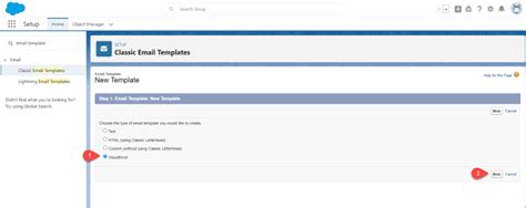 Create Visualforce Email Template In Salesforce