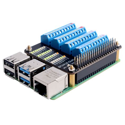 Raspberry Pi 4 Gpio Expansion Board Breakout Gpio Screw Terminal Hat Makerfocus