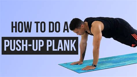Plank To Push Up