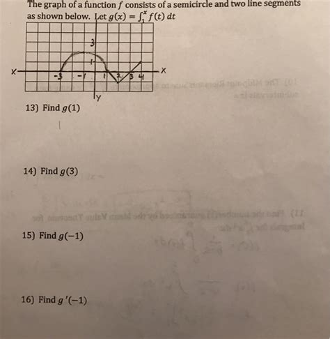 solved the graph of a function f consists of a semicircle