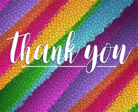 Rainbow Thank You Free Birthday Thank You Ecards Greeting Cards 123