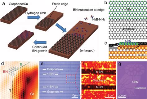 Synthesis Of Graphene H‐bn Lateral Heterostructures By Cvd Method A Download Scientific