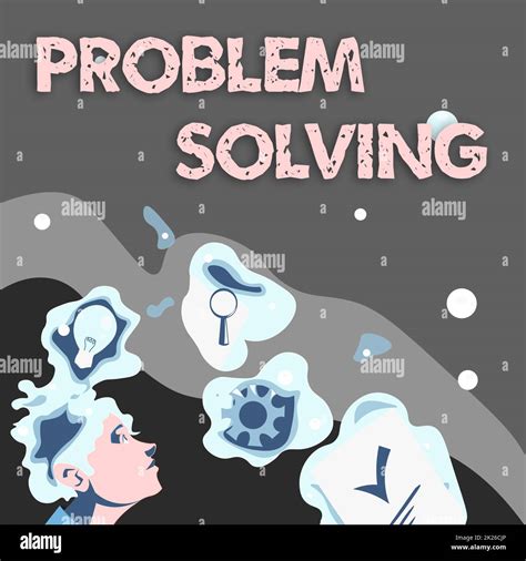 text sign showing problem solving business idea having a good