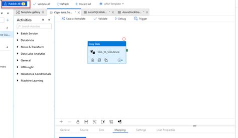 Copy Data From On Premise Sql Server To Azure Database Using Azure Data Factory Sqlservercentral