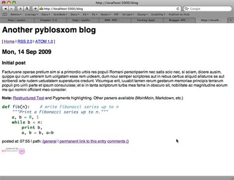 shabti pyblosxom shabti with integrated pyblosxom blog — shabti v0 4 3 documentation