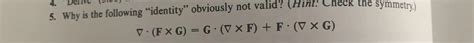 solved ∇⋅ f×g g⋅ ∇×f f⋅ ∇×g