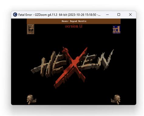 BUG Startup Screen Does Not Disappear If The Game Fails To Start