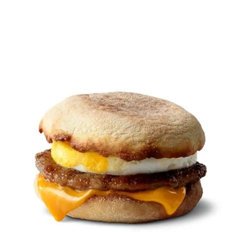 Sausage Mcmuffin® With Egg Meal Price June 2025