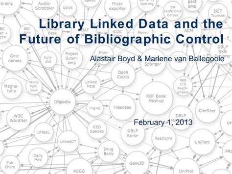 Library Linked Data And The Future Of Bibliographic Control Ppt