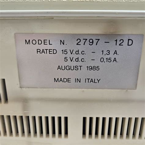 Ibm 2797 12d Terminal Von 1985 In Unbekanntem Zustand Gebraucht In Niederdorf Für Chf 110