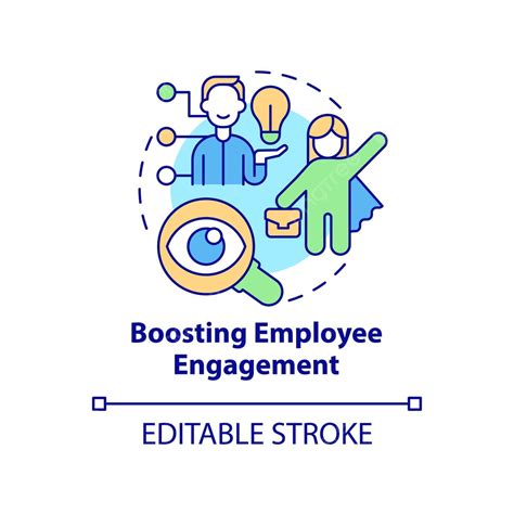 Boosting Employee Engagement Concept Icon Commitment Web Goal Vector Commitment Web Goal Png