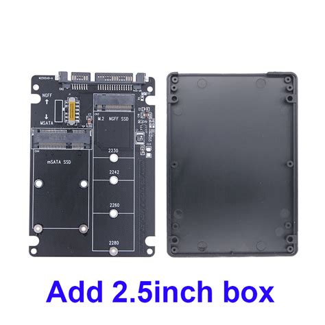 M 2 NGFF SSD MSATA โปรโตคอลพอรตอนกรมภายนอกในตวฮารดดสกกลอง Msata เพอ Sata 3 3 0ดสกค