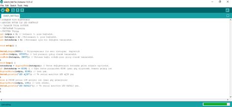 Arduino Buton İle Led Kontrolü Donanım Plus Nasıl Yapılır