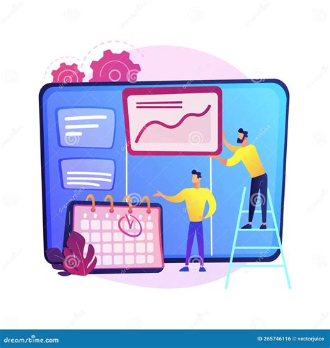 Kanban Board With To Do Lists Vector Concept Metaphor Stock Vector Illustration Of Deadline