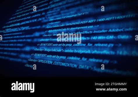 Artificial Intelligence Hacker Network Program Code Scrolling Stock Video Footage Alamy