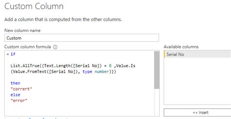 Solved Validate Numeric Values And 8 Digits Length Microsoft Fabric Community