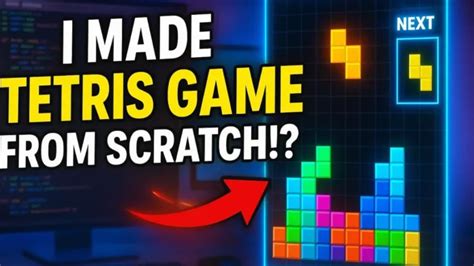 Tetris Game Built With Python From Scratch Pygame Beginner Tutorial