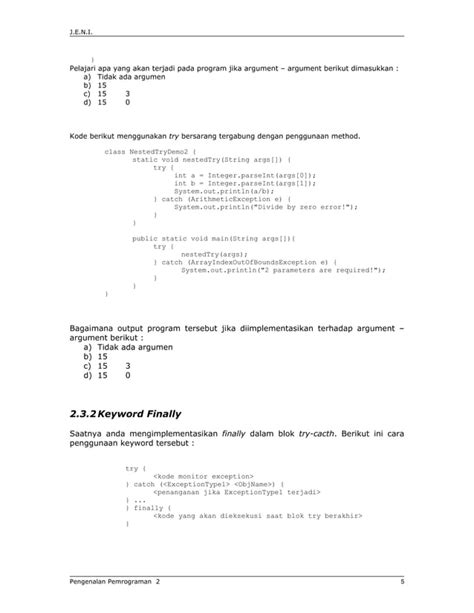 14741 9 Exception And Assertion Pdf