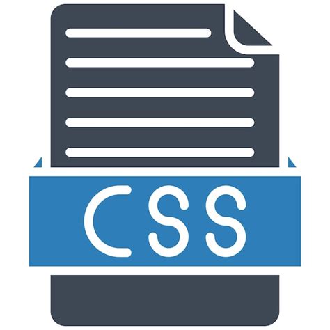 Estilo De La Ilustración Vectorial Css Vector Premium