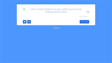 Quote Generator Quote Generator