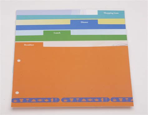Custom Index Tabs Divider Sheets K L Looseleaf Products Inc