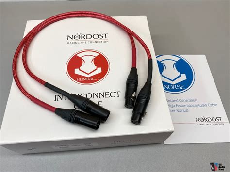 Nordost Heimdall 2 XLR interconnect cables 0.6M (2 FT) in lenght For ...
