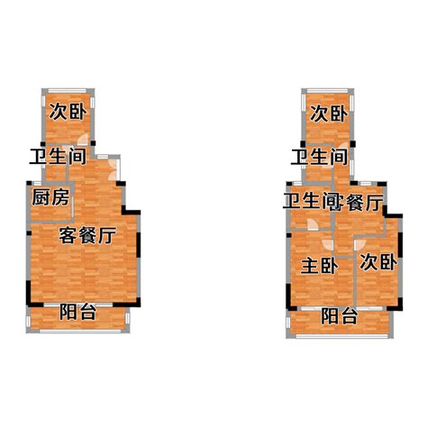 风水和户型合理化增加生活阳台晾衣服 酷家乐
