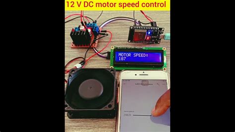 Speed Control Of Dc Motorspeed Control Of Dc Motor Using Esp32 Esp32arduinomotor