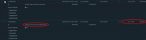 Renewing Nsx T Localmanager Certificates