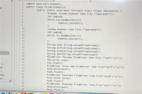 Solved In Java Please Assume There Are Two Files One Named