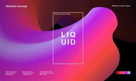 3d 흐름 모양을 가진 유행 추상적인 디자인 템플릿입니다 동적 그라데이션 컴포지션 랜딩 페이지 커버 브로셔 전단지 프레젠테이션 및 배너에 적용 가능 합니다 벡터