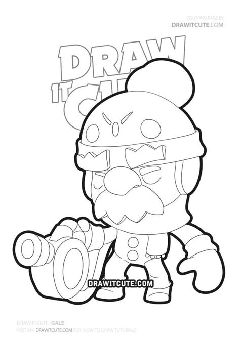 Brawl Stars Coloring Pages Janet Coloring Pages