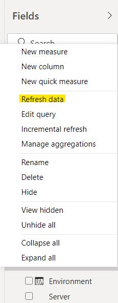 query parameter not updating microsoft fabric community