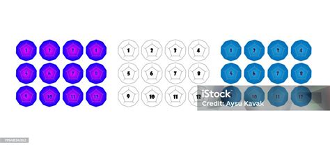 D12 Dice Icon For Boardgame Line And Gradient Style Stock Illustration Download Image Now Istock