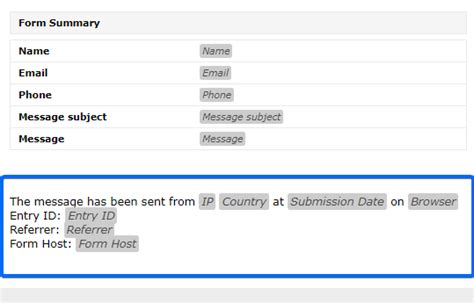 how to set up the footer of your email notifications 123formbuilder