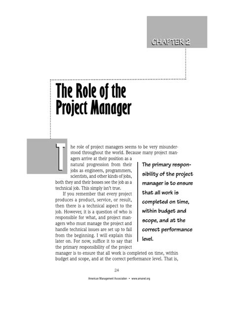 Project Management Pdf Project Management Leadership