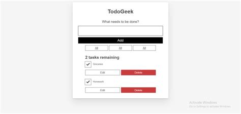 Alli Al Ameen On Linkedin Webdevelopment React Todoapp Javascript