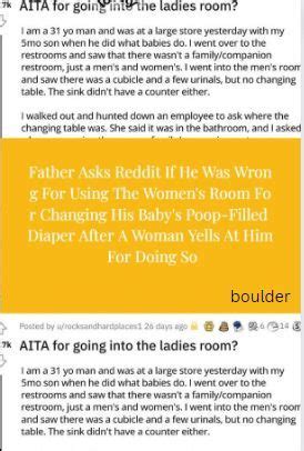 Father Asks Reddit If He Was Wrong For Using The Women S Room For