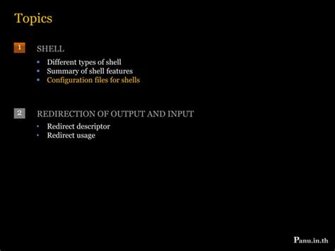 Redirection Of Output And Input In Unixlinux Pptx Operating