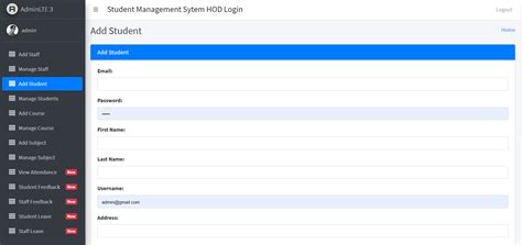 Github Nalingoyal College Management System